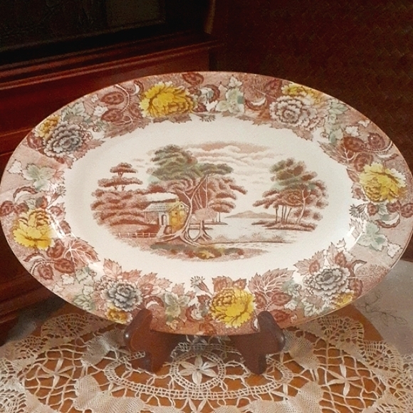 Vintage Nasco Mountain Wood land plate Collectibles Collectible Plates ...